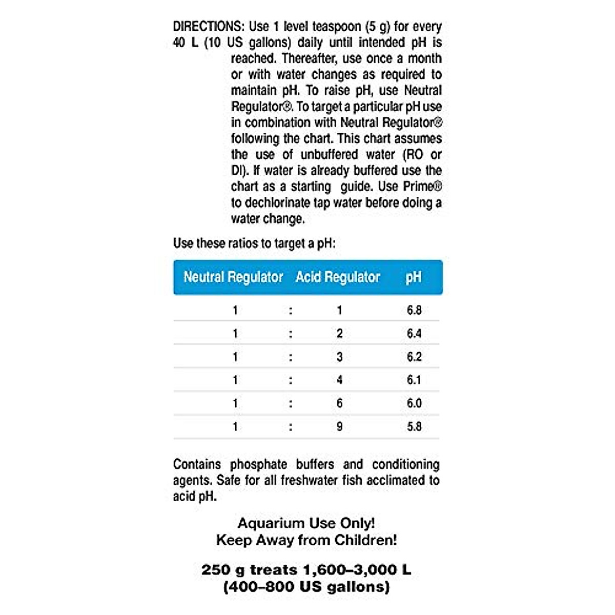 Seachem Acid Regulator 250gram
