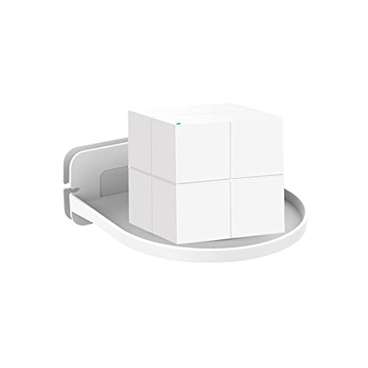 Wall Mount Holder for Google WiFi,Router Stand for Google Nest WiFi Router for Home Mesh WiFi System Support for Tenda Nova Linksys Velop TP-Link D-Link (White)