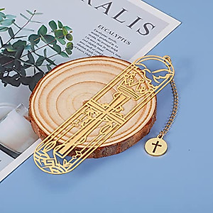 Christmas Gifts for Women Stocking Stuffers for Men Christian Bookmark Religious Bible Metal for Kids Boys and Girls Book Lovers Birthday Gifts for Female Male Friends Church Supplies Bookmark