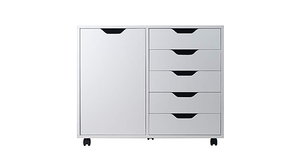 Winsome Halifax Storage Cabinet - White Multi-Drawer Organizer