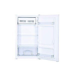 Danby DCR033B1WM 3.3 Cu.Ft. Compact Refrigerator, Mini Fridge with Chiller for Bar, Living Room, Den, Basement, Kitchen, or Dorm, White