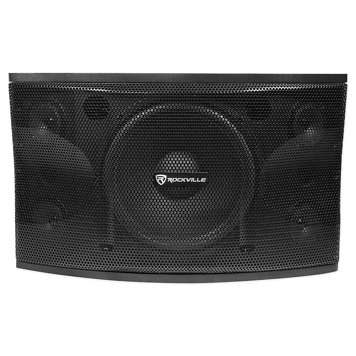 Rockville Karaoke Machine System w/Pair 12" Speakers+Bluetooth Mixer Amp+Mics + Rockville R14GSBR100 Red/Blk 14 Gauge 100' Ft. Mini Spool Car Audio Speaker Wire