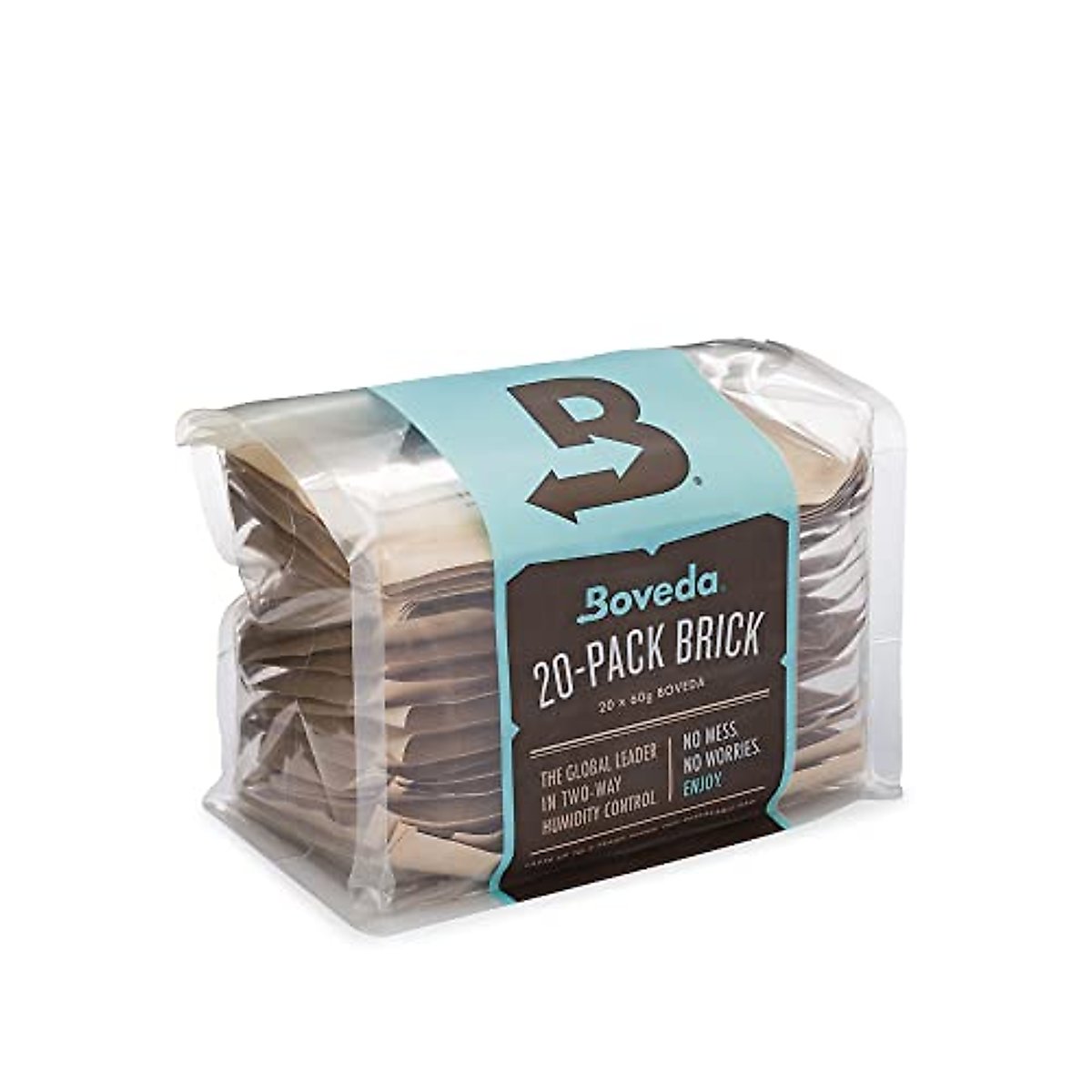 Boveda High-Absorbency 49% Two-Way Humidity Control Packs for Music Instruments in Extreme Humidity – 20 Pack – Size 40 – Moisture Absorbers for Instrument Cases – Prevent Warp – Resealable Bag