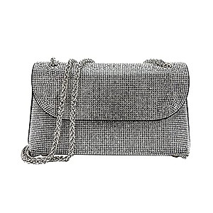 MXIAOXIA Shiny Rhinestones Evening Handbag Women Diamonds Shoulder Bag Ladies Dinner Party Clutch Purse