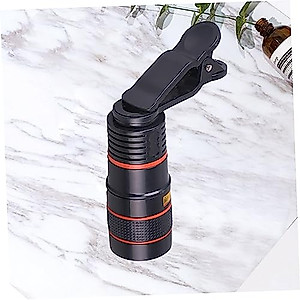 UKCOCO Mini Smart Phone Mini Phones Mini Telescope Smartphones Phone Magnifying Lens Monocular Zoom Optical Lens Macro Lens Cell Phone Telephone Magnifier Monocular Smart Phone
