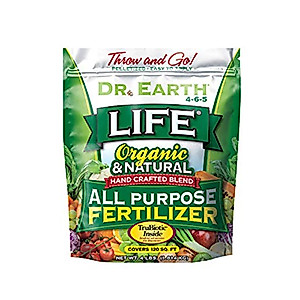Dr. Earth 736P Life Organic All Purpose Fertilizer In Poly Bag, 4-Pound