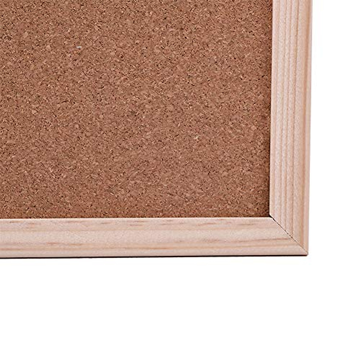 7777777 4Pcs Bulletin Board Cork Board Conference Message Board Wood Frame Photo Wall 50X40cm