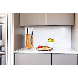 360 Knife Block ® - ROTATING - Magnetic - BEST Universal Knife Block - Made in America