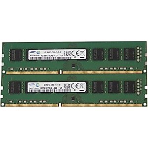 Samsung Original 16GB, (2 x 8GB) 240-pin DIMM, DDR3 PC3-12800, Desktop Memory Module