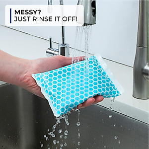 Thrive Ice Packs for Lunch Bags (4-Pack) - Reusable Soft Gel for Camping, Beach, Picnics, Injuries, and Cooler