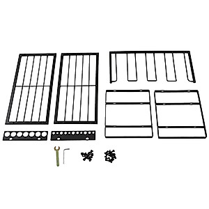 Power Tool Organizer Alloy Steel 50KG Load Bearing Electric Drill Garage Tool Wall Mounted Storage Shelf Rack