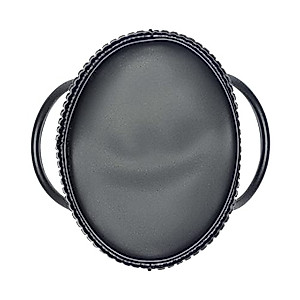 Calvin Klein Modern Essentials Organizational Bucket, Black/Silver Pleated Grid