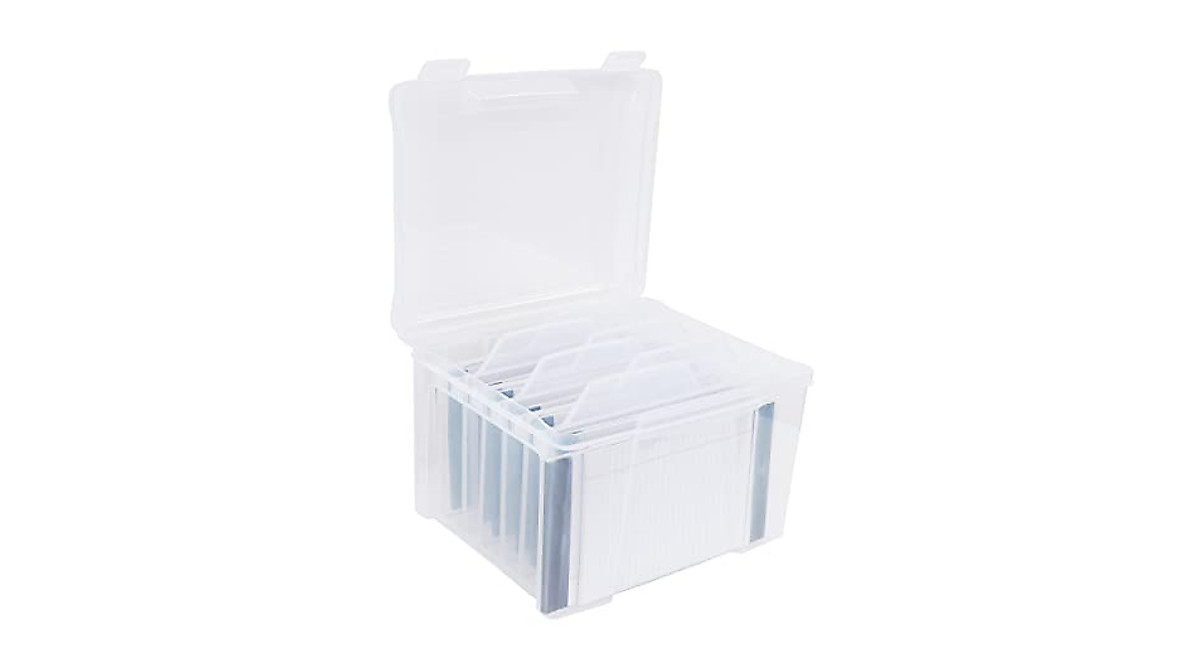 CraftyBook Card Storage Box - Organize Greetings & Crafts