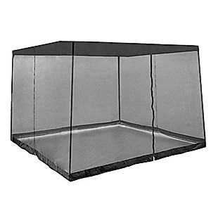 Z-Shade Bug Screen 10 x 10 Foot Instant Gazebo Screenroom Only, Black(for Parts)