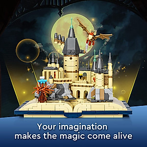 Haiwon Magic Castle Book Building Set, Creative Castle Architecture Building Blocks Toy, Wizarding World Collectible Display Model for Adults, Gift for Boys Girls Kids Aged 8-14 - 749 Pieces