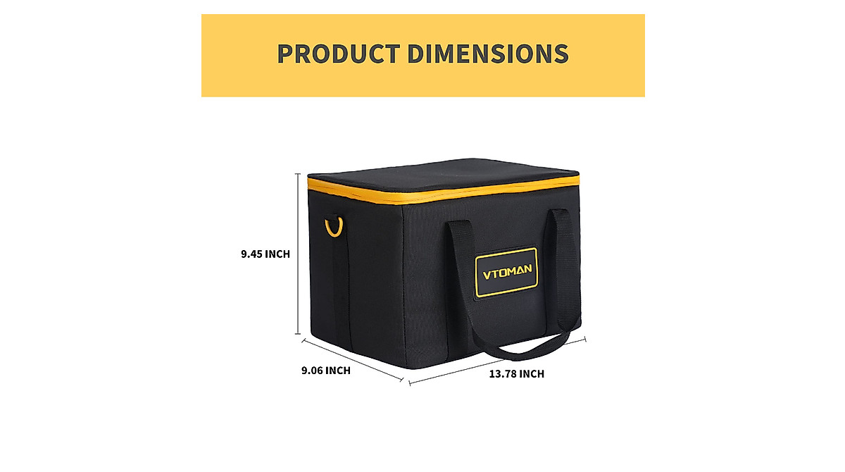 VTOMAN Carrying Case for Jump 600X - Durable & Waterproof