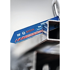 Bosch Professional 1x Expert ‘Thin Tough Metal’ S 922 EHM Reciprocating Saw Blade (for Stainless steel sheets, Length 150 mm, Accessories Reciprocating Saw)