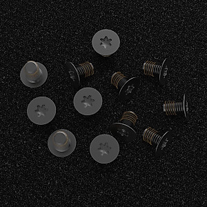 12PCS M2x3 Torx T5 Screws for Dell XPS 13 9343 9350 9360 9370 9380, XPS 15 9500 9510 9520 9550 9560, Precision 5520 5530 5540 5550, Razer Blade 14 15, HP Envy 13 Series Laptop w/Screwdriver, Black