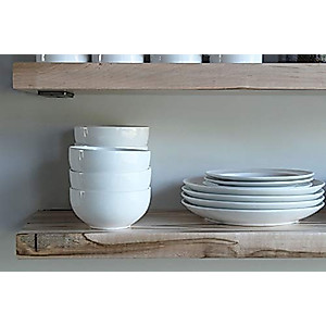 Urban Legacy Modern Hardwood Deep Shelves | Set of 2 | New Wood | Wormy Maple | Furniture Grade Clear Coat | Sturdy High Weight Capacity, (24" x 11" x 2")