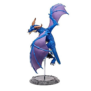 WORLD OF WARCRAFT McFarlane Toys Bronze Proto-Drake and Blue Highland Drake 2pk 1:12 Scale Posed Figures, Gold Label, Amazon Exclusive