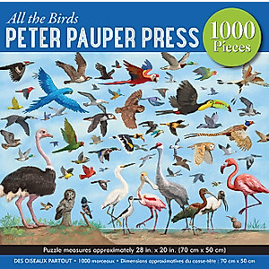 PETER PAUPER PRESS All The Birds 1000 Piece Jigsaw Puzzle
