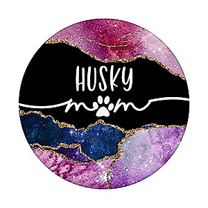 Siberian Husky Mom Aesthetic Graphic PopSockets Swappable PopGrip