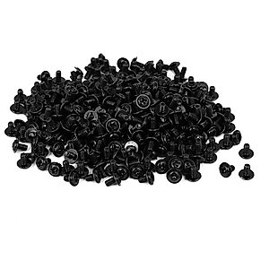 Aexit Computer PC Cleaning & Repair Case Phillips Washer Motherboard Screw Black PWM3 x Computer Screws 5mm 400pcs