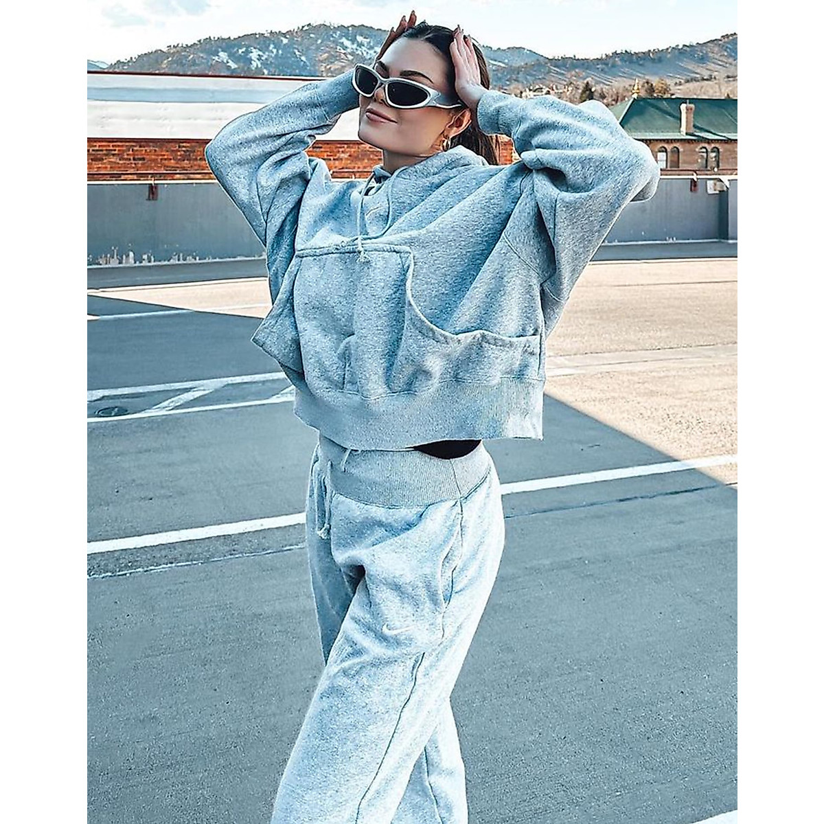 DUPER Sunglasses Womens Y2k Glasses-Trendy Sunglasses Men Fashion Glasses, Y2k Sunglasses For Mens, Wrap Around Sunglasses for Womens Silver Glasses, Mob Wife Womens Sunglasses