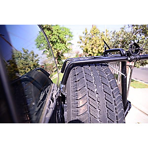 Allen Sports Deluxe 2-Bike Spare Tire Rack , Black