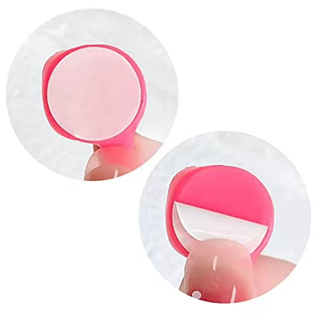 Manmao 20Pcs Creative Silicone Thumb Wall Hook - Multifunction Adhesive Cable Clip ,Self Adhesive Thumb Cable Organizer Clips Key Hanger