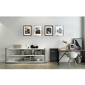 kennethan Rustic Brown 11x14 Picture Frame Wide Molding - Wall Mounting Material Included…