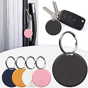 Portable Mini Tracker Bluetooth 5.0 Smart Anti-Lost Real Time Tracking Locator Item Finder Device for Keys Wallets Cell Phone Luggages Bags Kids Pets