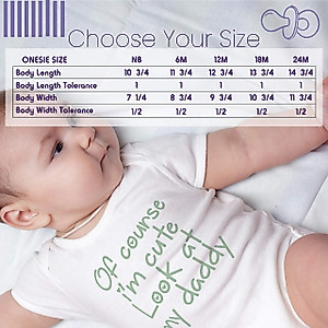 Customize Unisex Baby Onesie Beanies - Personalized Girl Boy Bodysuit Gift C03, White, 6 Months