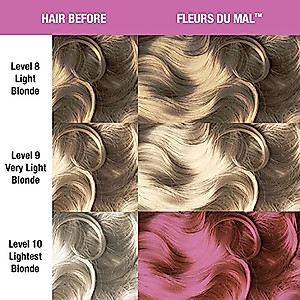MANIC PANIC Fleurs Du Mal Pastel Pink Hair Dye - Creamtone - Semi-Permanent Pastel Pink Hair Color - Vegan, PPD & Ammonia-Free (4oz)
