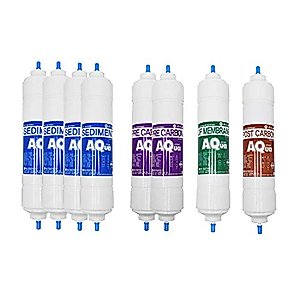 8EA Economy Replacement Water Filter 1 Year Set for Chunwoo Aqua : CWP-2155/CWP-2114/CWP-2167/CWP-2161/CWP-2154/CWP-2163/CWP-2151/CWP-2170/CWP-2182/CWP-2164/CWP-2168-10 microns
