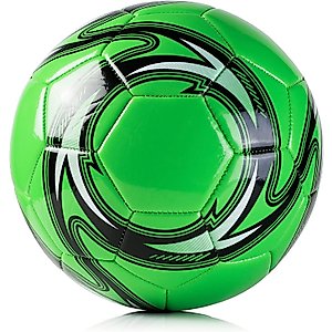 Western Star Soccer Ball Size 3 & Size 4 & Size 5 - Official Match Weight - 5 Colors - Youth & Adult Soccer Players - Helix - Attractive and Durable Design