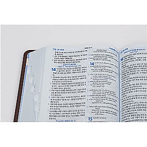 아가페 쉬운 한영성경 NLT (네이비/중/단본/색인/무지퍼) Easy Korean English NLT Bible Navy Middle Size Index Non-Zipper