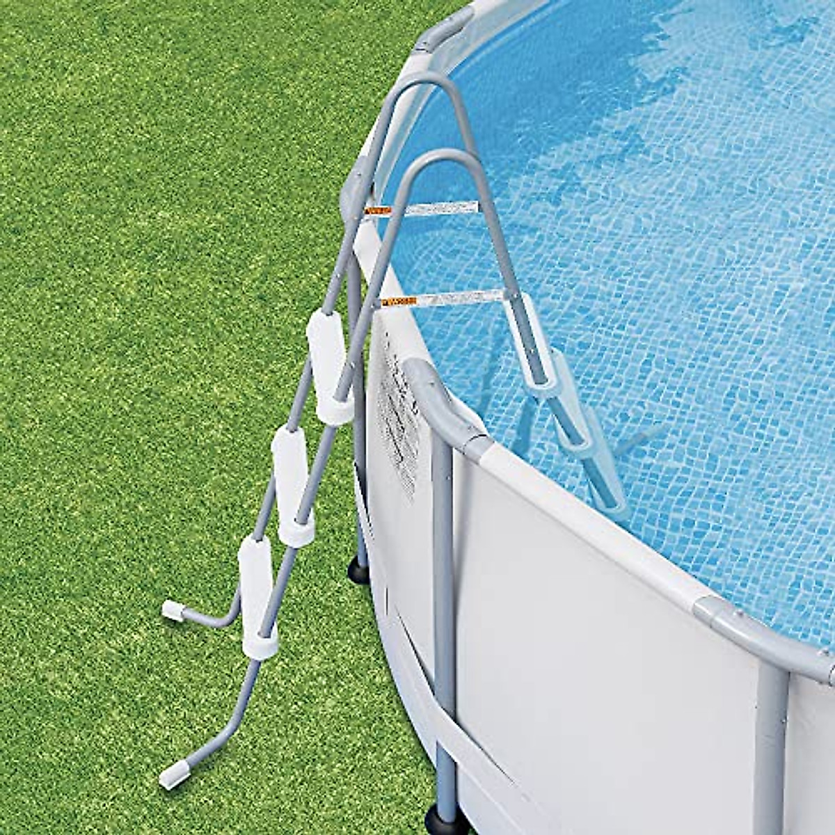 SUMMER WAVES 14ft Elite Frame Pool with Filter Pump, Cover, and Ladder