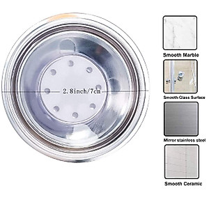 OUO Suction Cup Shower Head Holder Handheld Showerhead Bracket Adjustable Shower Holder, Removable Handheld Showerhead & Wall Mounted Suction Bracket