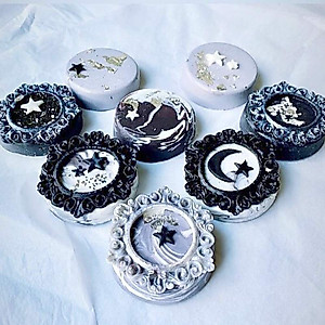 1Pcs Mini Frame Silicone Mold Sugarcraft Cake Decorating Tools Fondant Gompaste Molds 3.1x2.9" (Large)