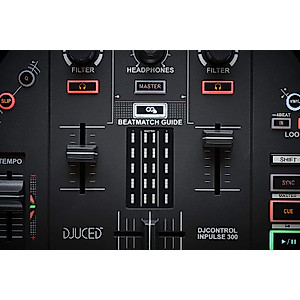 Hercules DJ Control Inpulse 300 DJ Controller with MH110 Studio Headphones