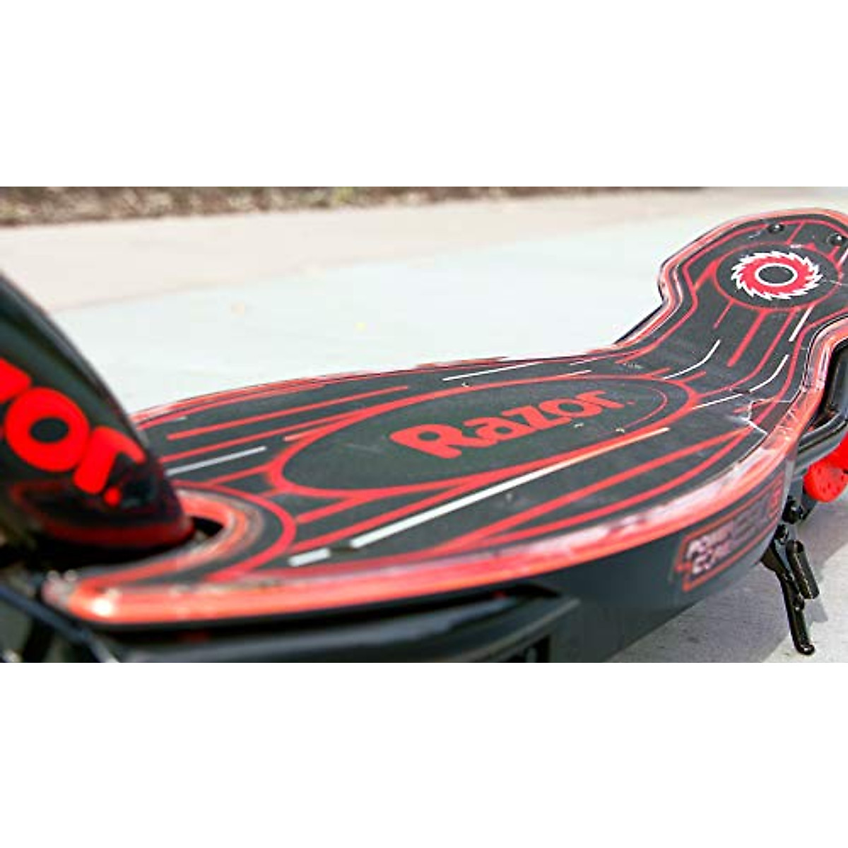 Razor E200 Electric Scooter for Kids Ages 13+ - 8" Pneumatic Tires, 200-Watt Motor, Up to 12 mph and 40 min of Ride Time & Power Core E90 Glow Electric Scooter for Kids Ages 8+ - 90w Hub Motor