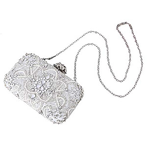 XINNI Women Rhinestone Purse Shining Clutch Handbag for Evening Party Cocktail