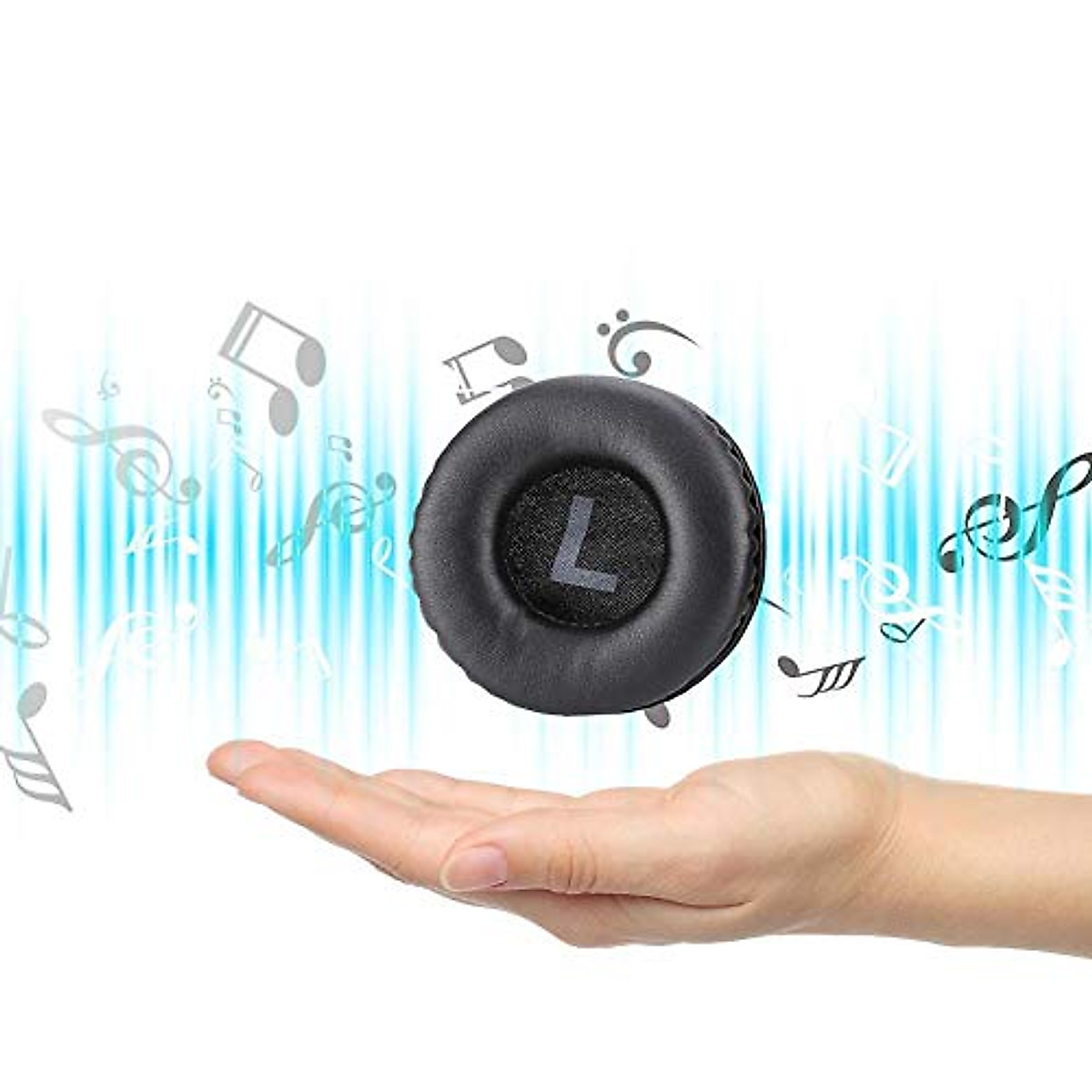 Universal Headphone Earpads, 75mm Foam Headset Cover Cushion Ear Pads Replacement Part