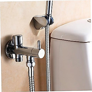 BESPORTBLE 3 Bathroom Toilet Bidet Shower Faucet Water Faucet Shower Diverter Valve Angle Valve Tee Connector Double T-adapter