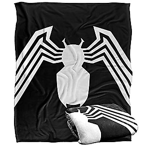Marvel Spider-Man Blanket, 50"x60", Venom Suit, Silky Touch Super Soft Throw Blanket