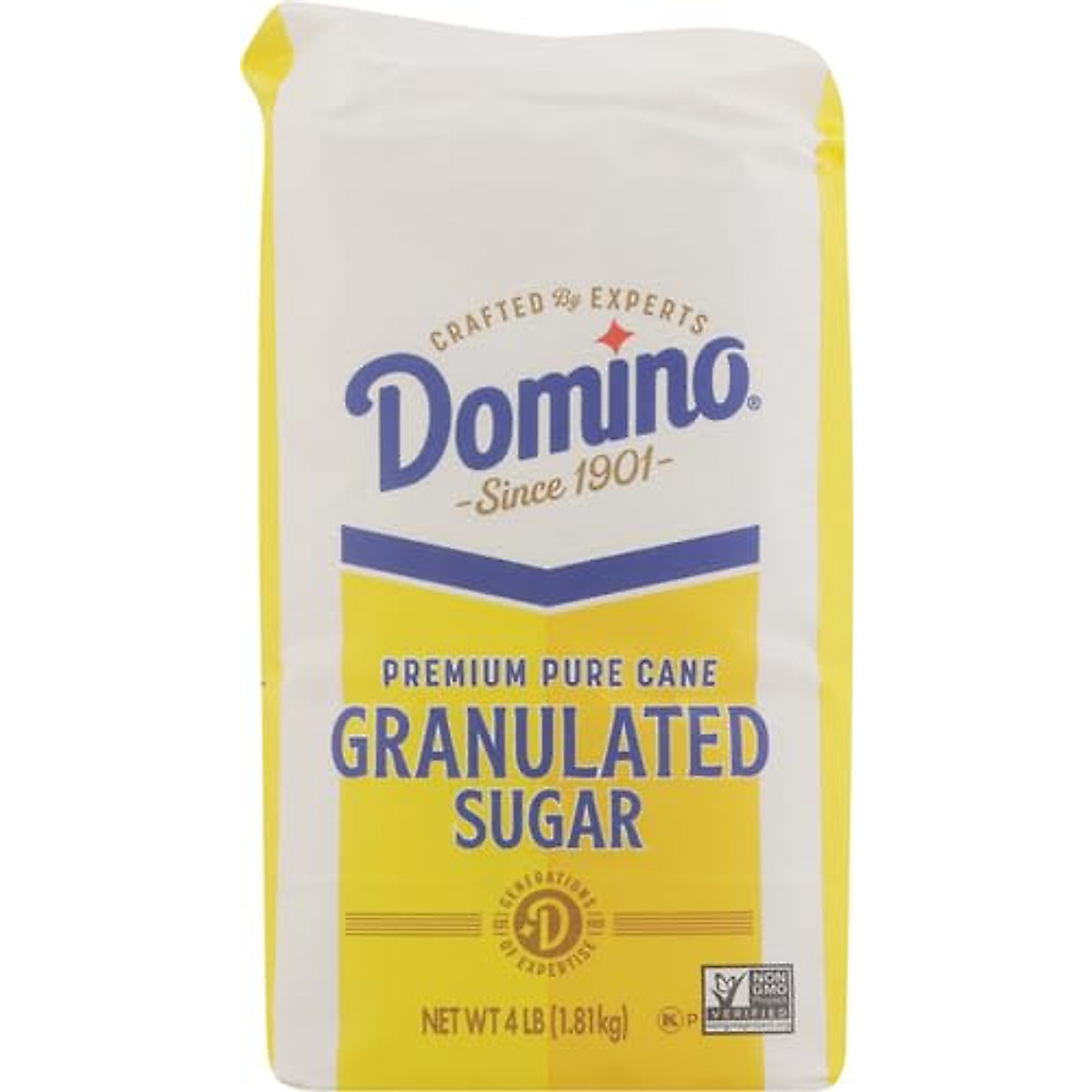 Domino, Granulated White Sugar, 4 lb,packaging may vary