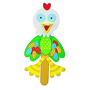 ALEX Toys Little Hands Pop Stick Art Craft Kit, Create Cute Animal and Flower Puppets, Allows Children to be Creative and Use their Imagination, For Ages 3 and up