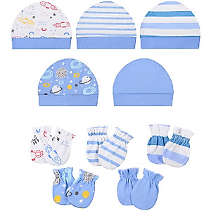 ABeCue Baby Boy Layette Essentials Sets Infant Clothes Pack Newborns Gift Set CornflowerBlue, 0-3 Months