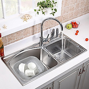 Begale 4-Pack 12 Quart Wash Basin, Dish Bin, Gray